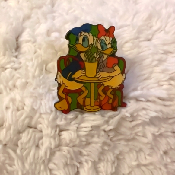 Disney | Accessories | Vintage Donald Daisy Duck Pin | Poshmark